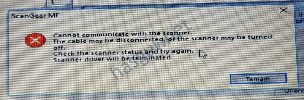 Cannot communicate with Canon scanner on Windows 10 | hasgul.net